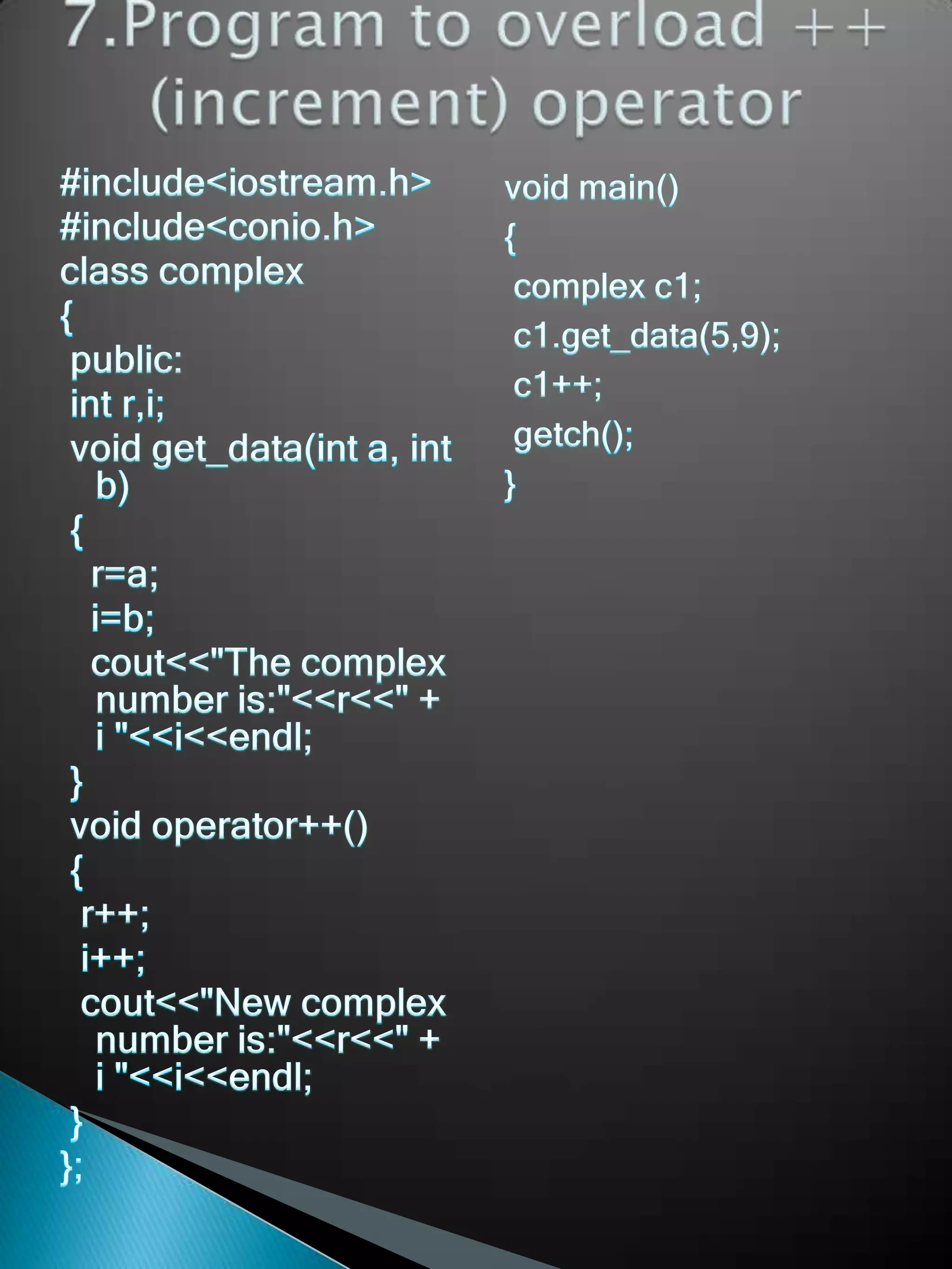 operator overloading in c++ | PDF operator overloading in c++ | PDF