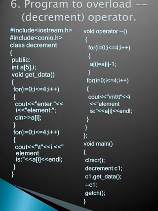 Operator Overloading In C++ | Pdf