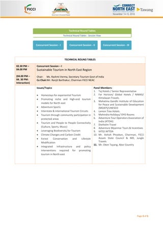 Connect North East 2018 Program structure | PDF