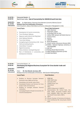 Connect North East 2018 Program structure | PDF
