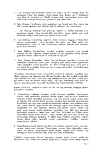 Program supervisi | DOCX