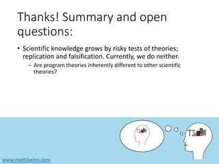 Program theory evaluation | PPT