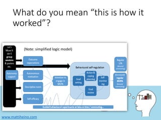 Program theory evaluation | PPT