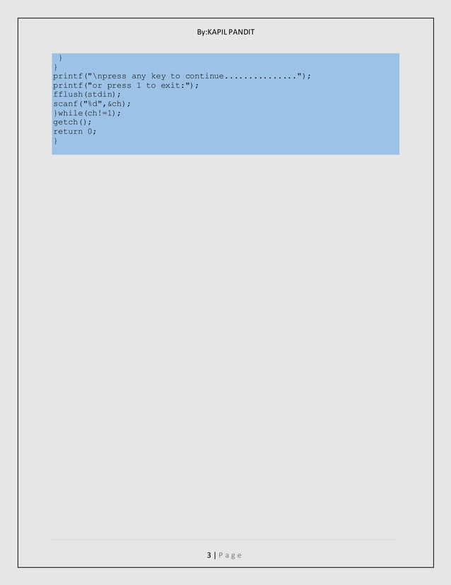 Program to convert 4 digit integer number and display | PDF Program to convert 4 digit integer number and display | PDF