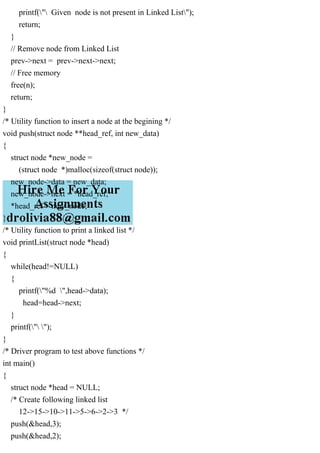 Program to insert in a sorted list #includestdio.h#include.pdf