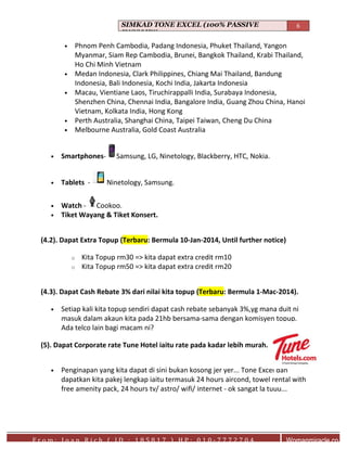 Program tone excel | PDF
