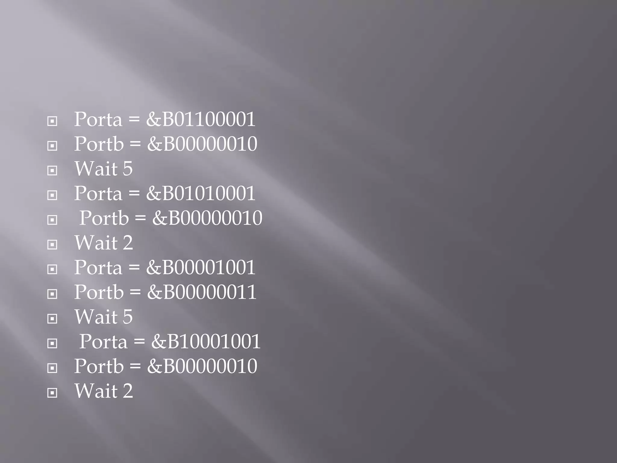 Program traffic light menggunakan software bascom avr | PPTX