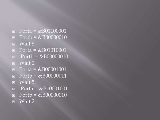 Program traffic light menggunakan software bascom avr | PPT
