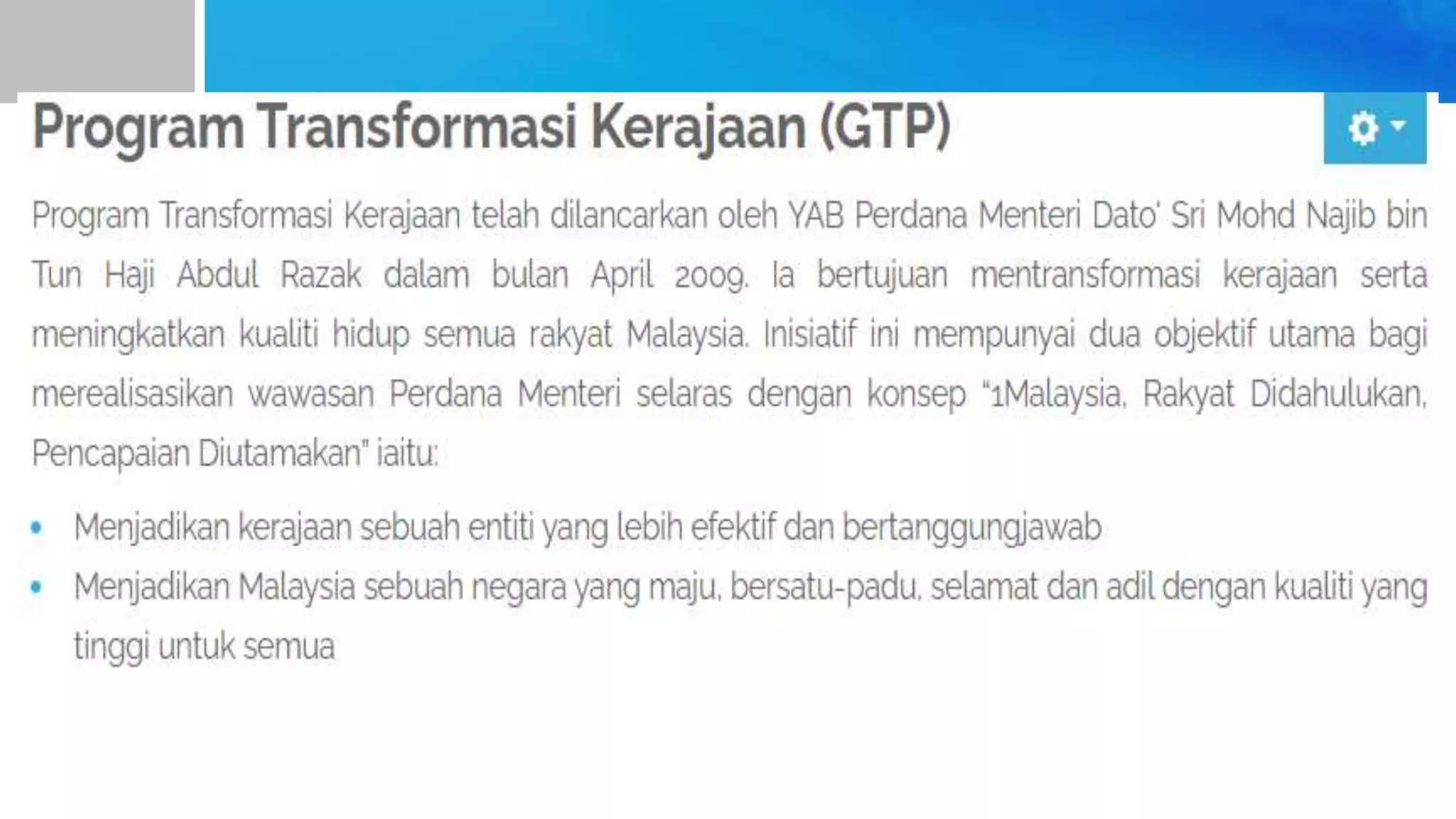 Program transformasi | PPTX