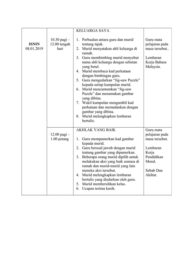 Program transisi tahun 1 2017 | PDF
