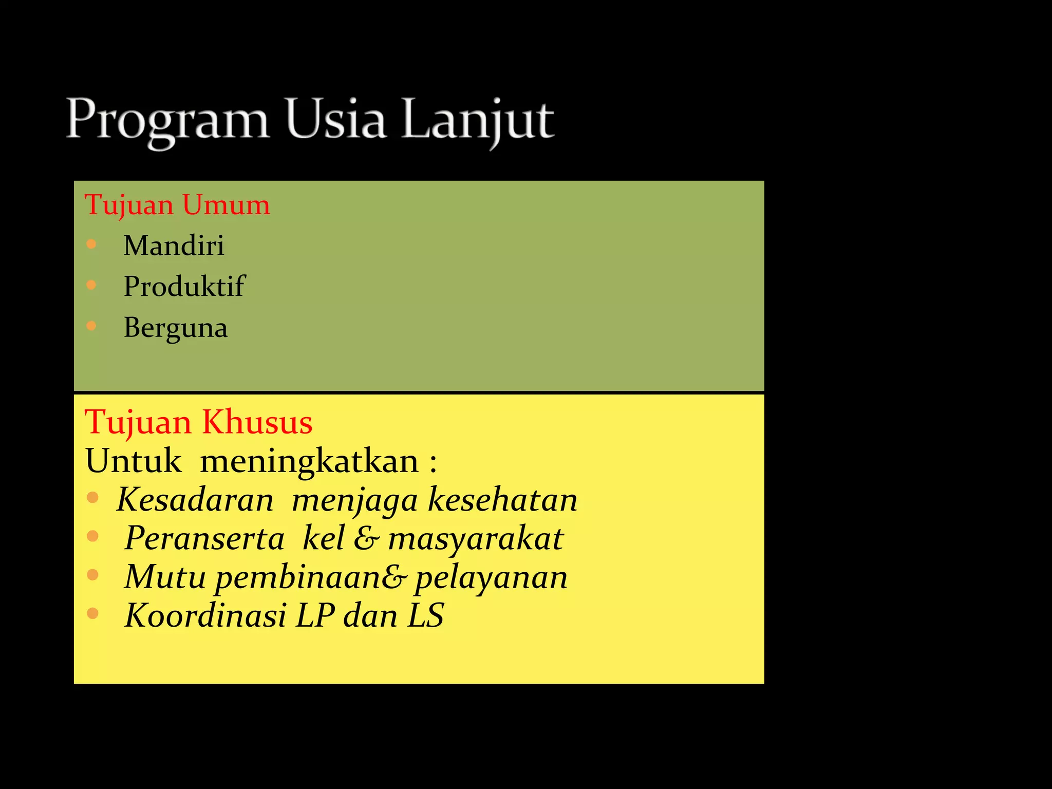 Program usila di puskesmas | PPT