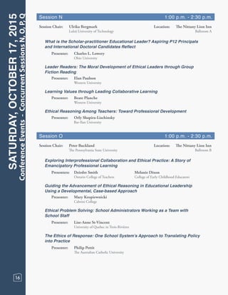 Values and Leadership Conference Program v1.6 | PDF