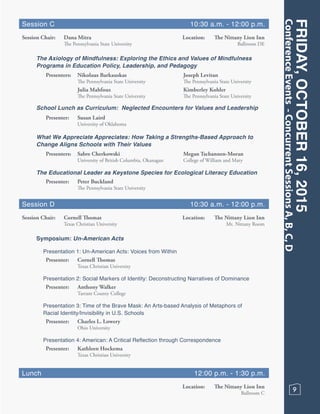 Values and Leadership Conference Program v1.6 | PDF