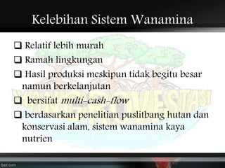 Program wanamina indonesia | PDF