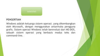 Program windows | PPTX