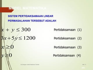 Progran linear | PPT