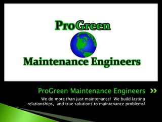 ProGreen Commercial Presentation | PPTX | Home Improvement | Home & Garden