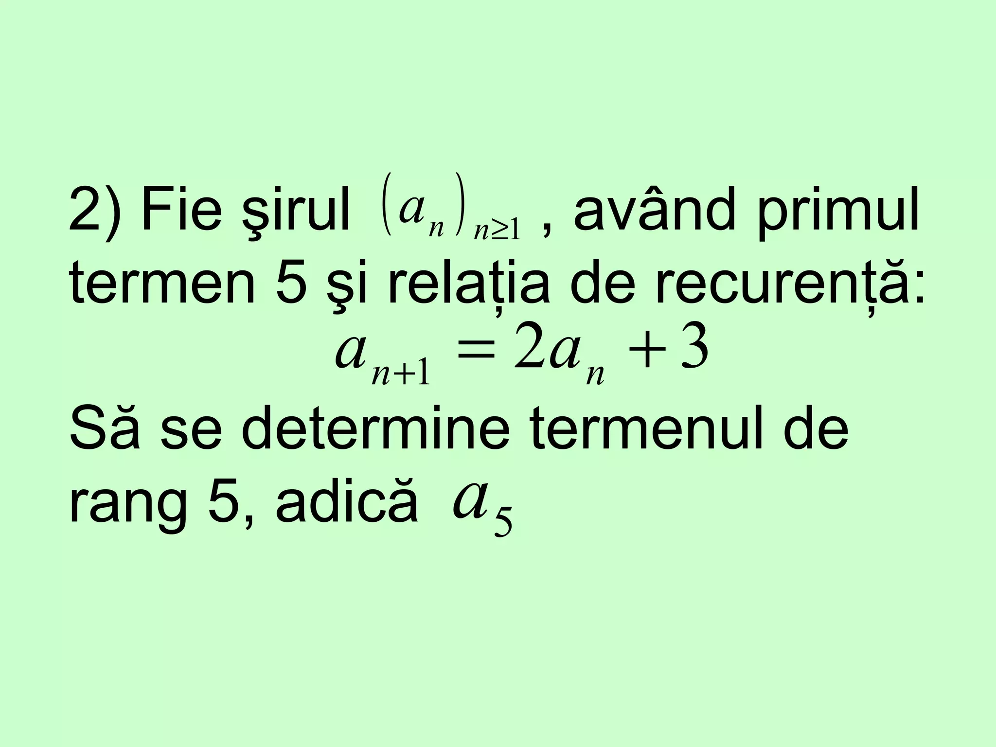 Siruri de numere reale: progresia aritmetica | PPT