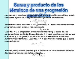 Progresiones geométricas | PPTX