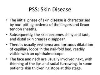 Progresive systemic sclerosis | PPT