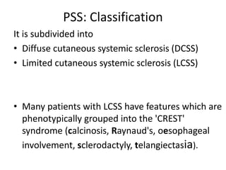 Progresive systemic sclerosis | PPT