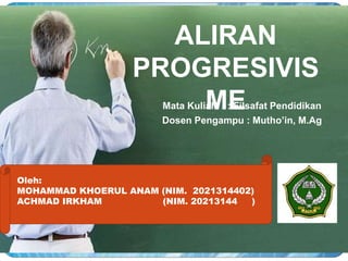 Aliran Progresivisme | PPTX