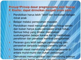 Aliran Progresivisme | PPT