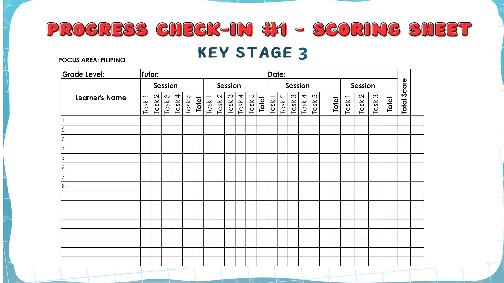 Progress-Chart-Score-Sheet-ARAL (1).pptx