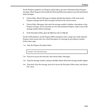 Progress OpenEdge database administration guide and reference | PDF