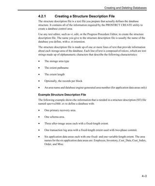 Progress OpenEdge database administration guide and reference | PDF