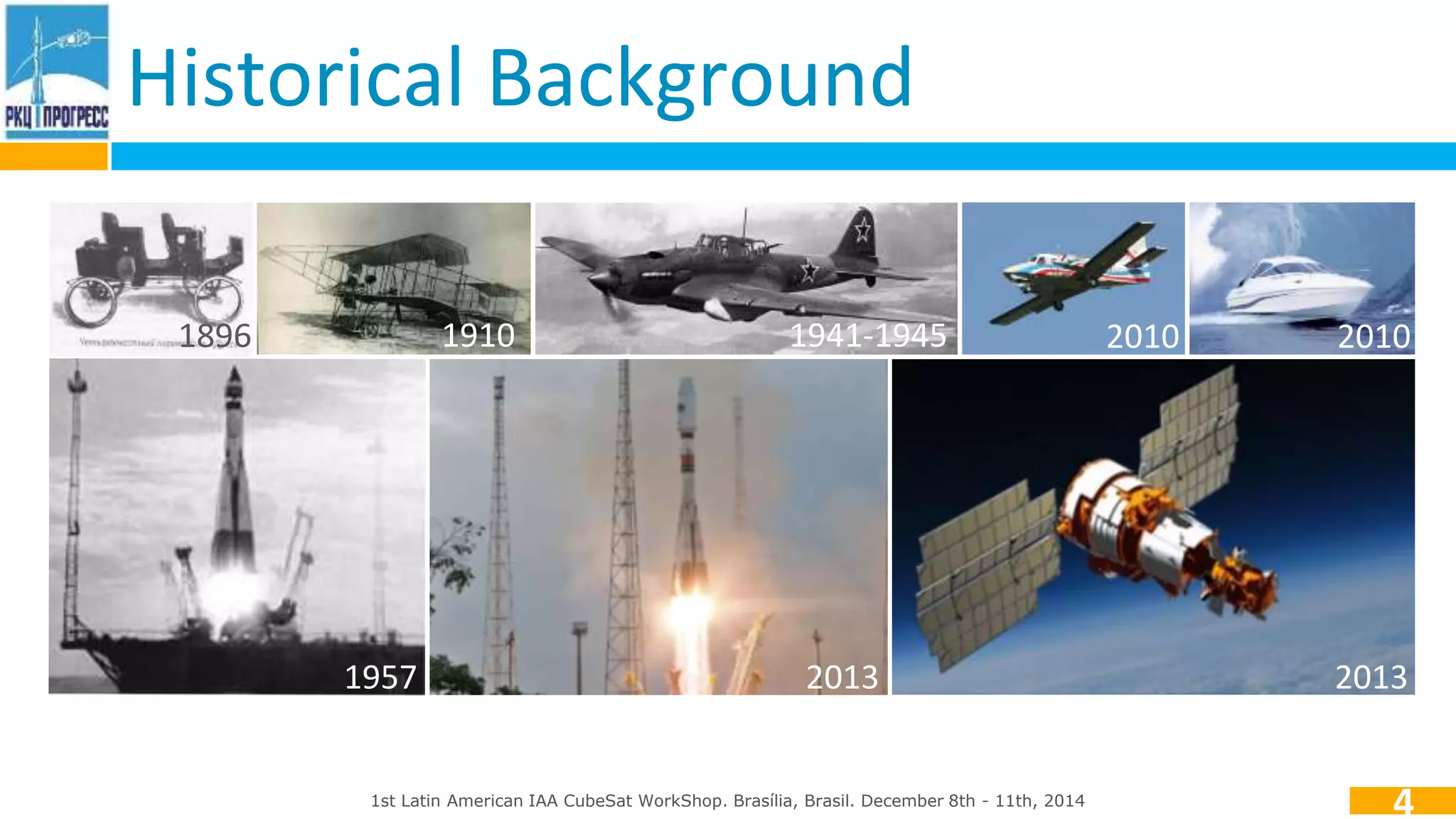 1U-3U+ Cubesat Deployer by JSC SRC "Progress" | PPTX