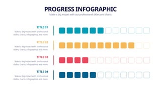Progress Infographics - Formato de presentación de progreso | PPTX
