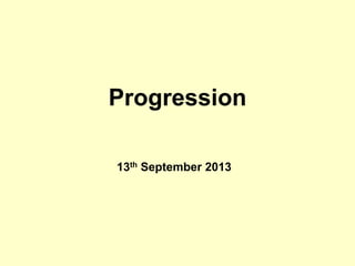 Progression | PPTX