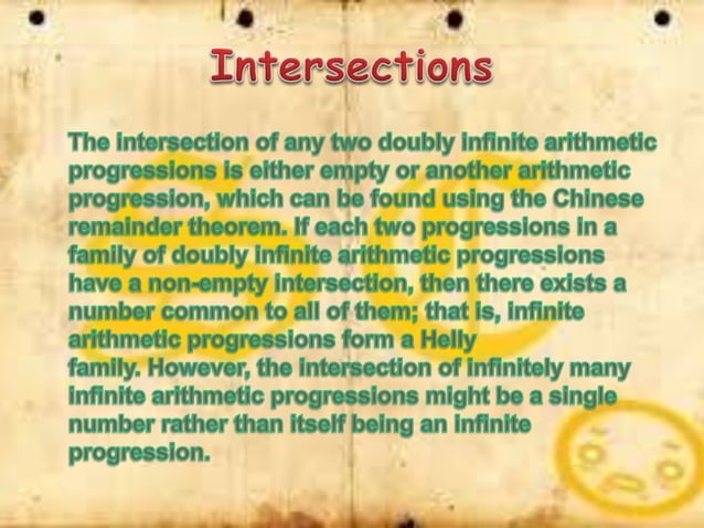 arithmetic progression | PPT