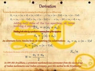 arithmetic progression | PPTX