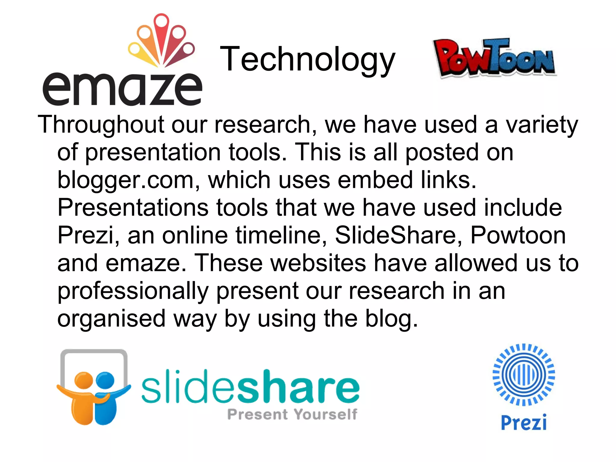 Progression diary - Research | PPT