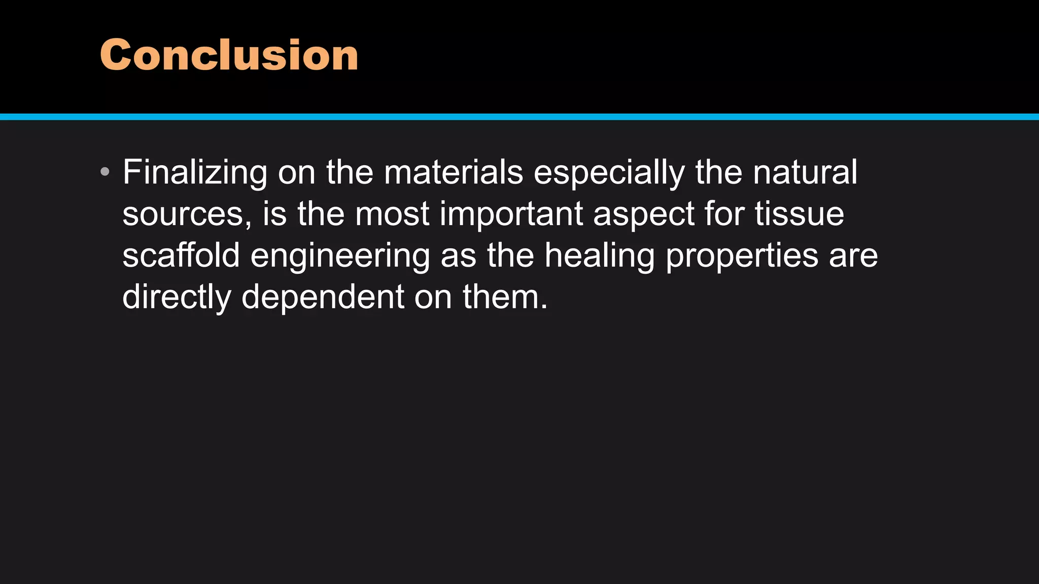 Progression of fabrication of tissue scaffolds | PPTX