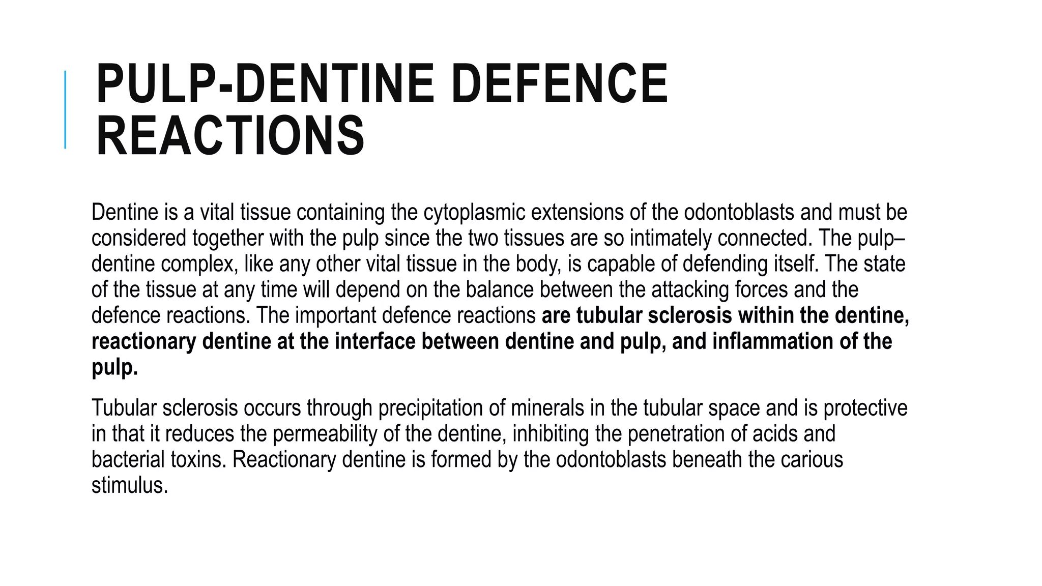 Progression of dental caries in dentine | PPTX