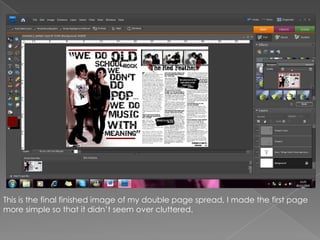 Progression of double page spread | PPTX