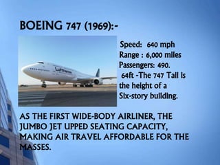 Progression of Models of Airplanes | PPTX