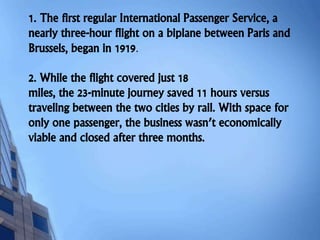 Progression of Models of Airplanes | PPTX