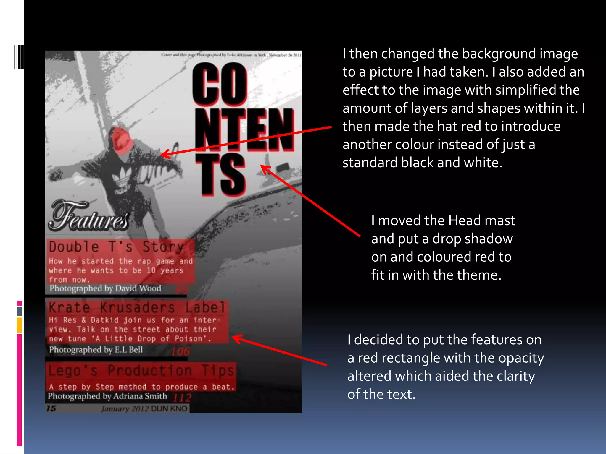 Progression of my Magazine | PPT