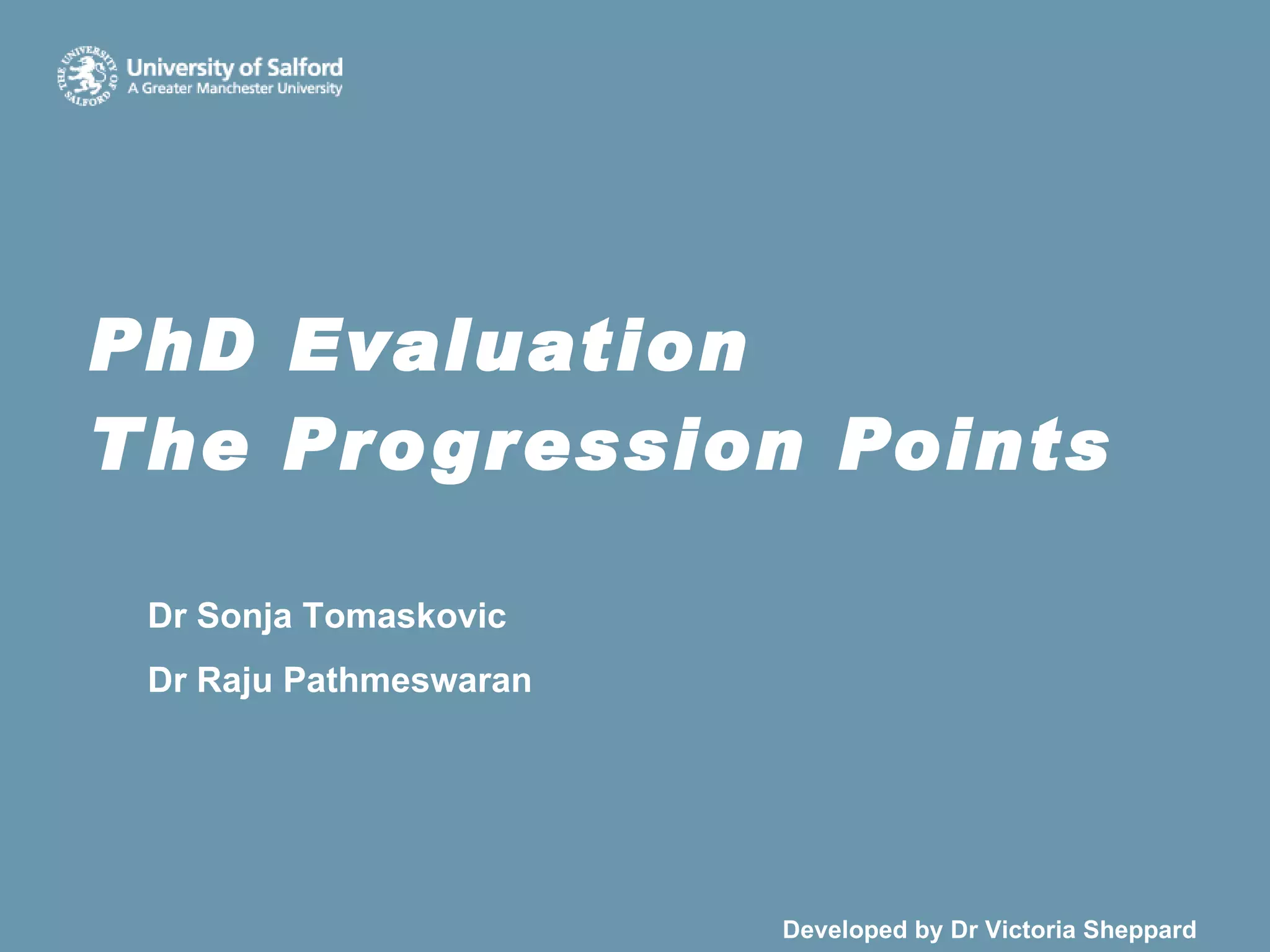 Progression Points | PPT | Postgraduate Education | College Education
