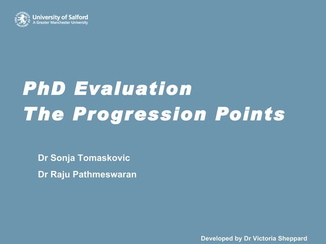 Progression Points | PPT | Postgraduate Education | College Education