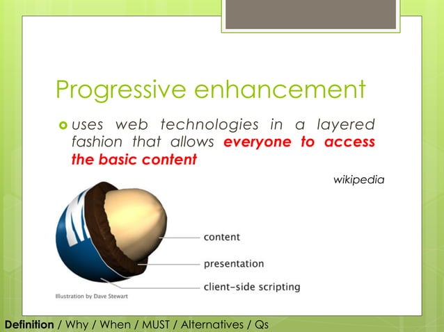 Progressive enhancement | PPT