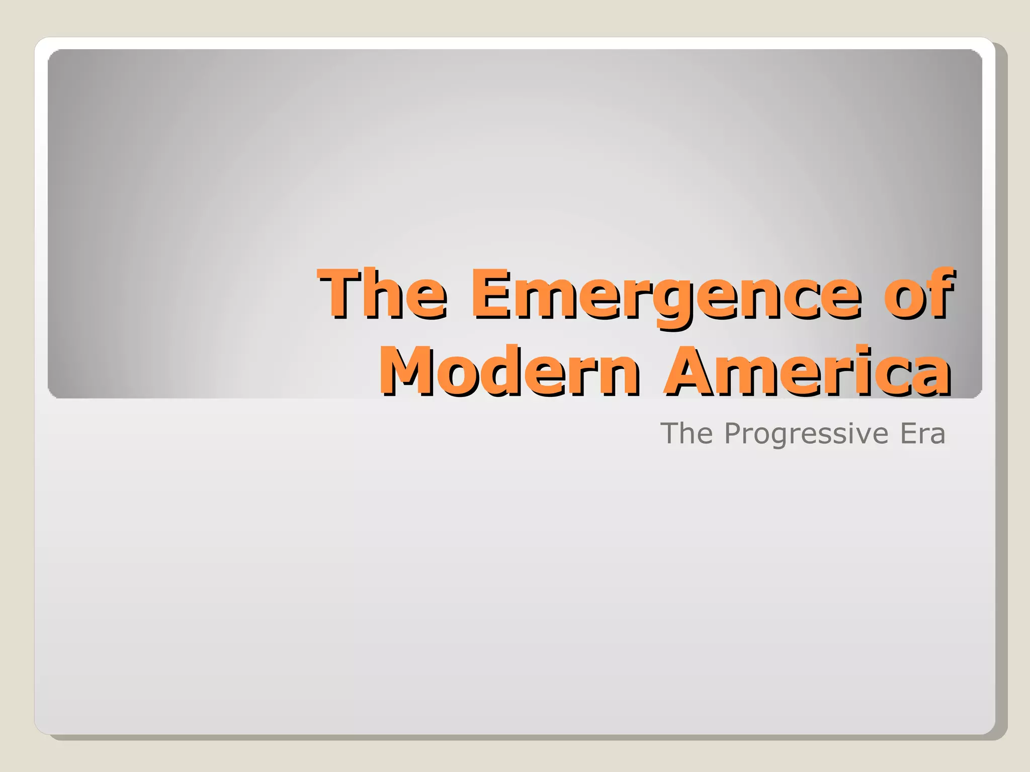 Progressive Era Cartoons | PPT