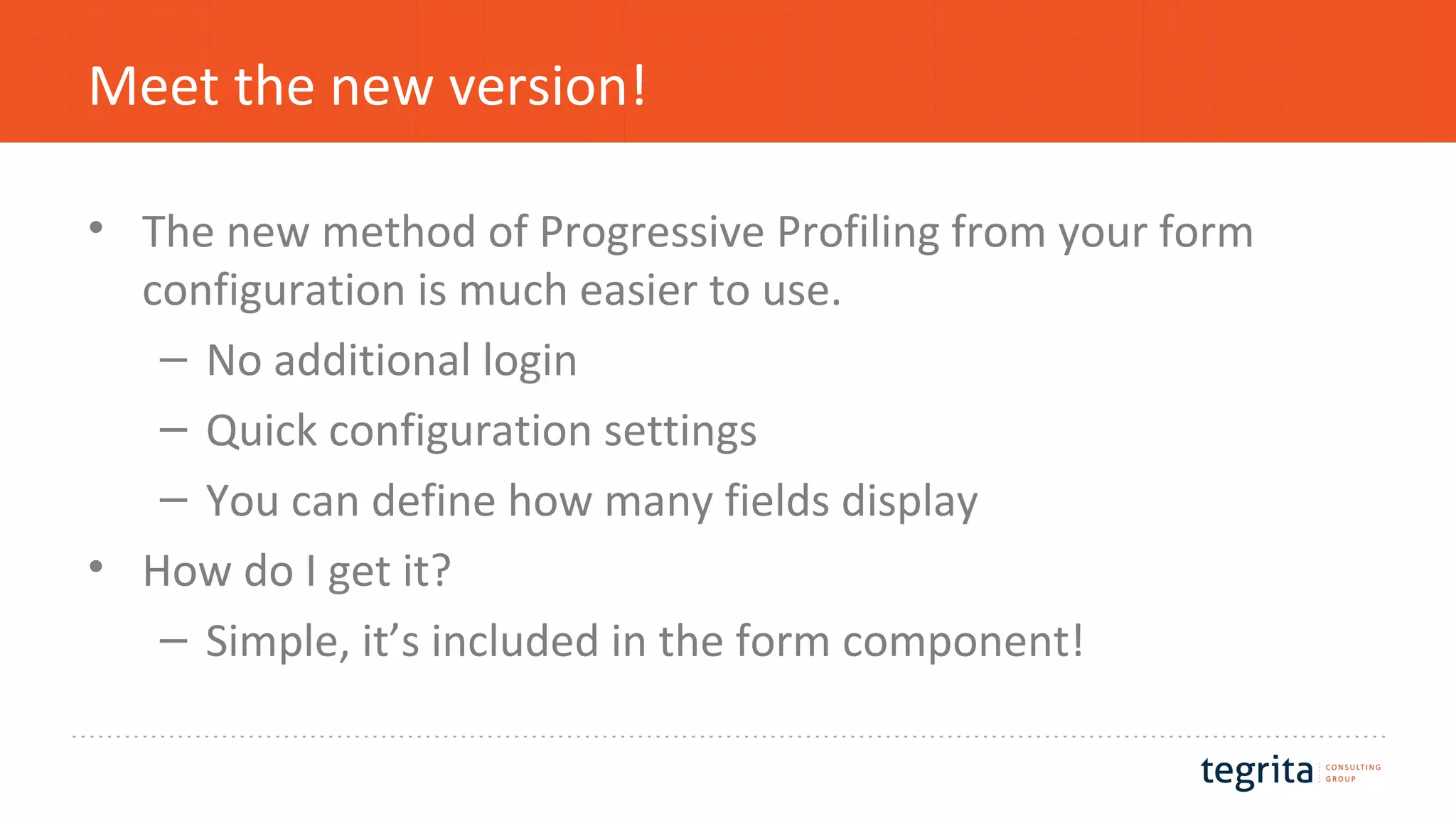 Progressive Profiling | PPT