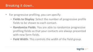 Progressive Profiling | PPT