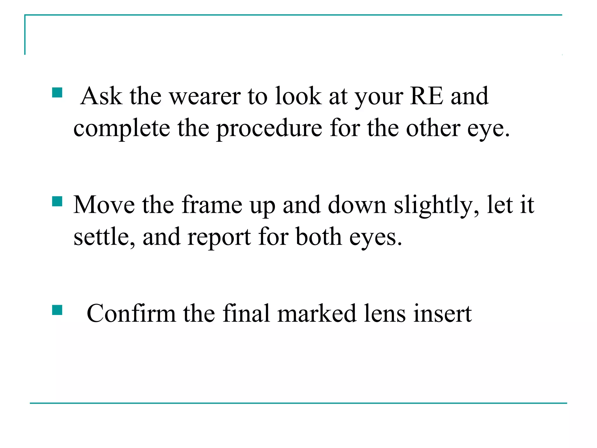 Progressive addition lenses | PPT