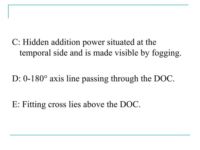 Progressive addition lenses | PPT